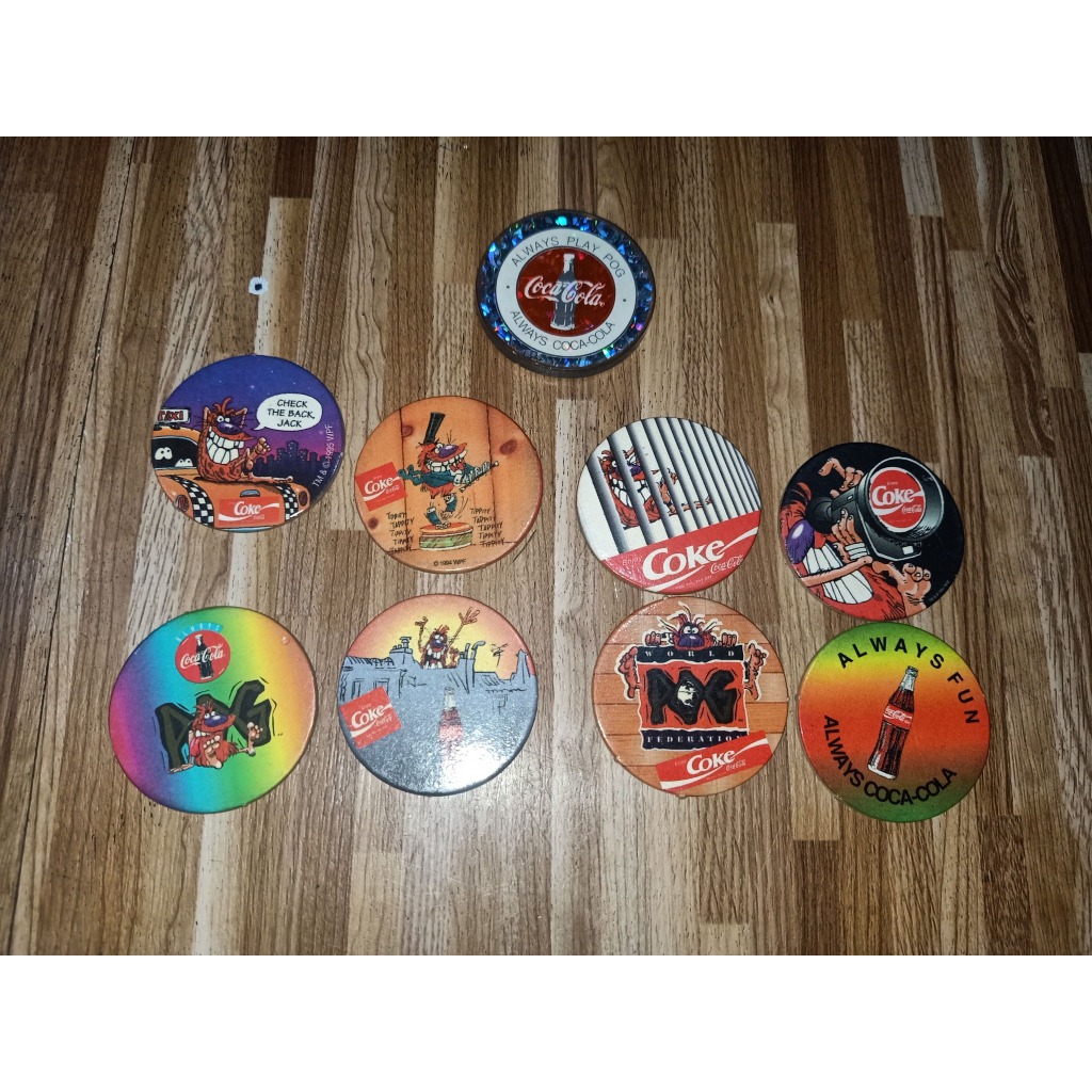 COCA COLA POGS AND SLAMMER VINTAGE COLLECTIBLES | Shopee Philippines