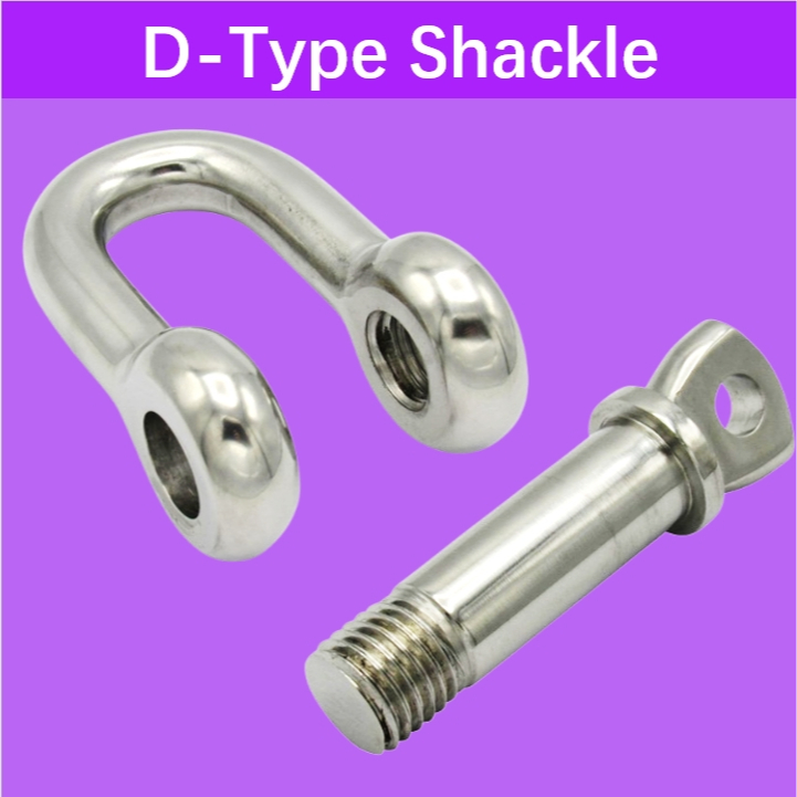Mago 10-18mm Stainless-Galvanized Shackle D-Type Rigging Chain Shackle ...