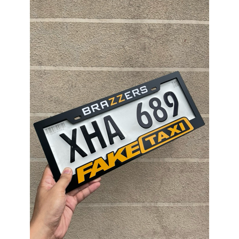 Fake Taxi Car Plate Frames | Shopee Philippines