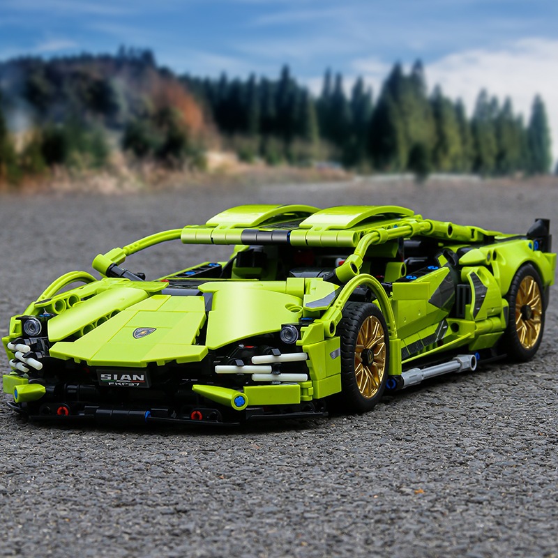 Lamborghini Building Blocks Vehicle Models 1:14 Building Blocks Racing ...