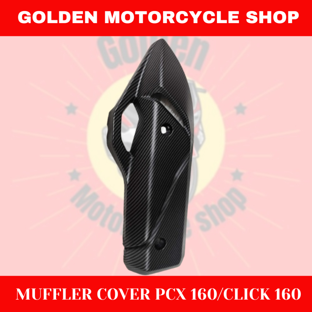 Honda Click 160 / PCX 160 Muffler Cover Heat Guard Carbon | Shopee ...