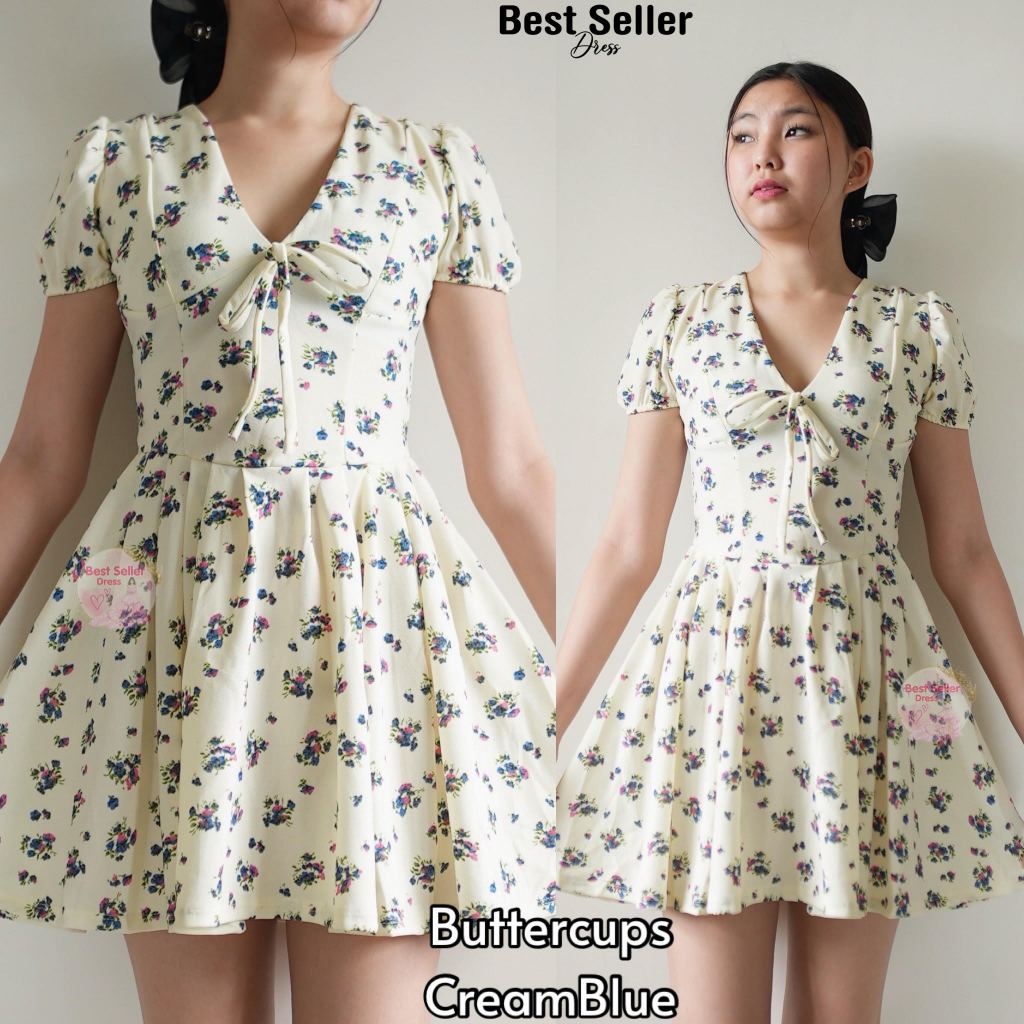 BSD Best Seller Dress (XS-XXL) Winona Puff Sleeve Mini Dress (BEST ...