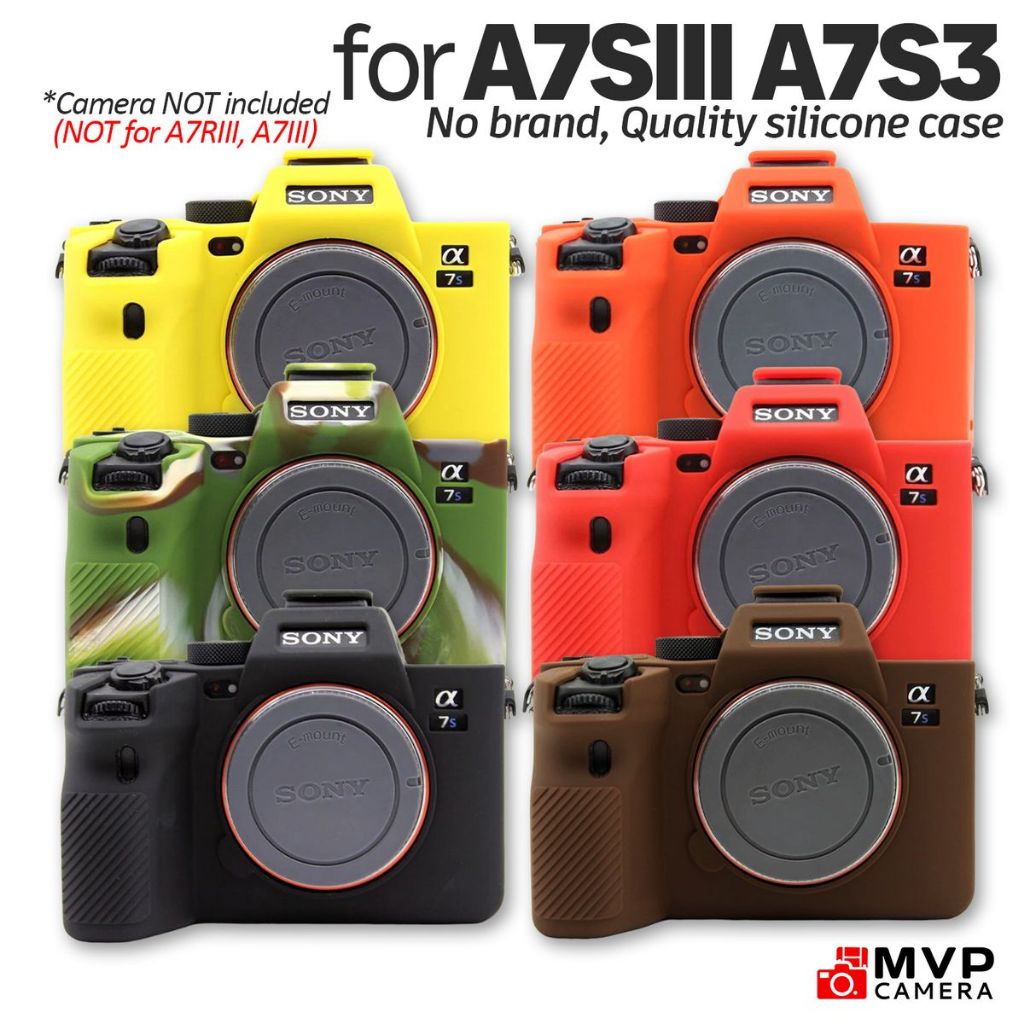 Silicone Case SONY A7SIII A7S3 with COLOR VARIATION Generic (Not for ...