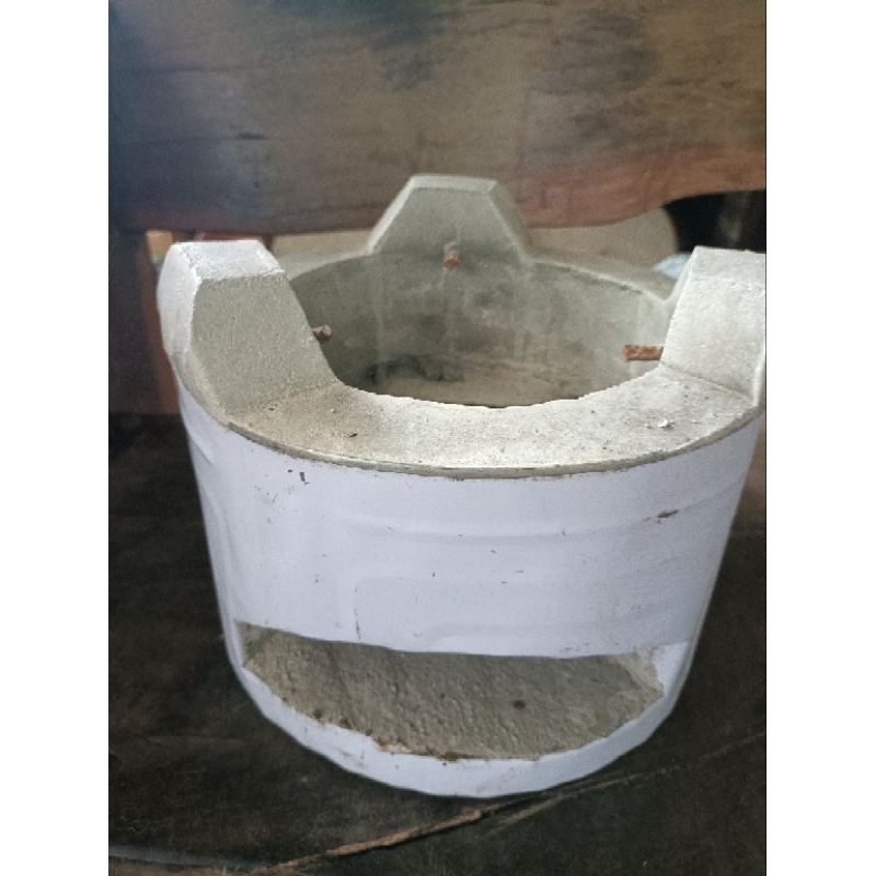 kalan de uling/pugon (gawa sa cemento at lata kaya matibay) | Shopee ...