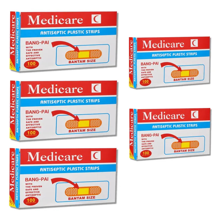 LINLAN Medicare Antiseptic Plastic Strips Bantam Size Strips Band Aid ...