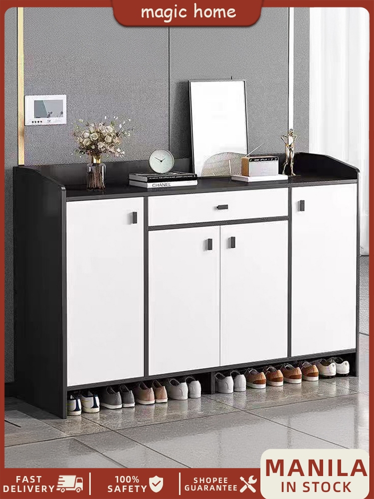 Magic Home Shoe Rack Storage Shoe Cabinet Wooden Shoe Cabinet Storage ...