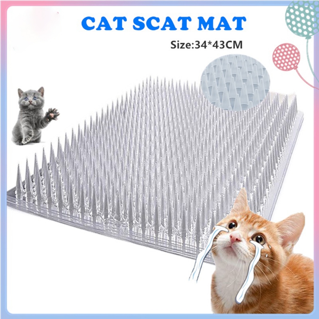 Cat Scat Mat Anti-Cat and Pest Plastic Prickle Strip Cat Repellent Pad ...