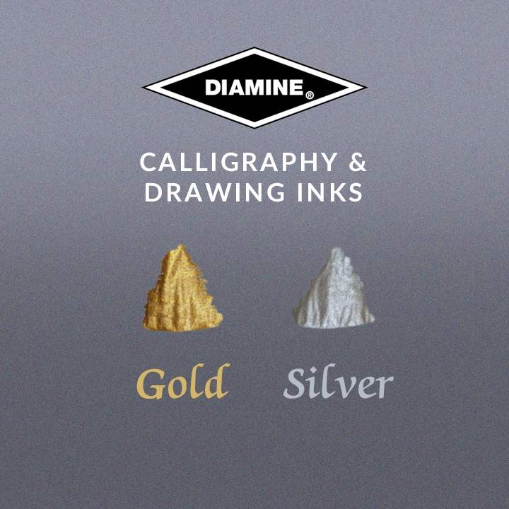 DIAMINE Ink for Calligraphy and Drawing - for dip pens, NOT for ...