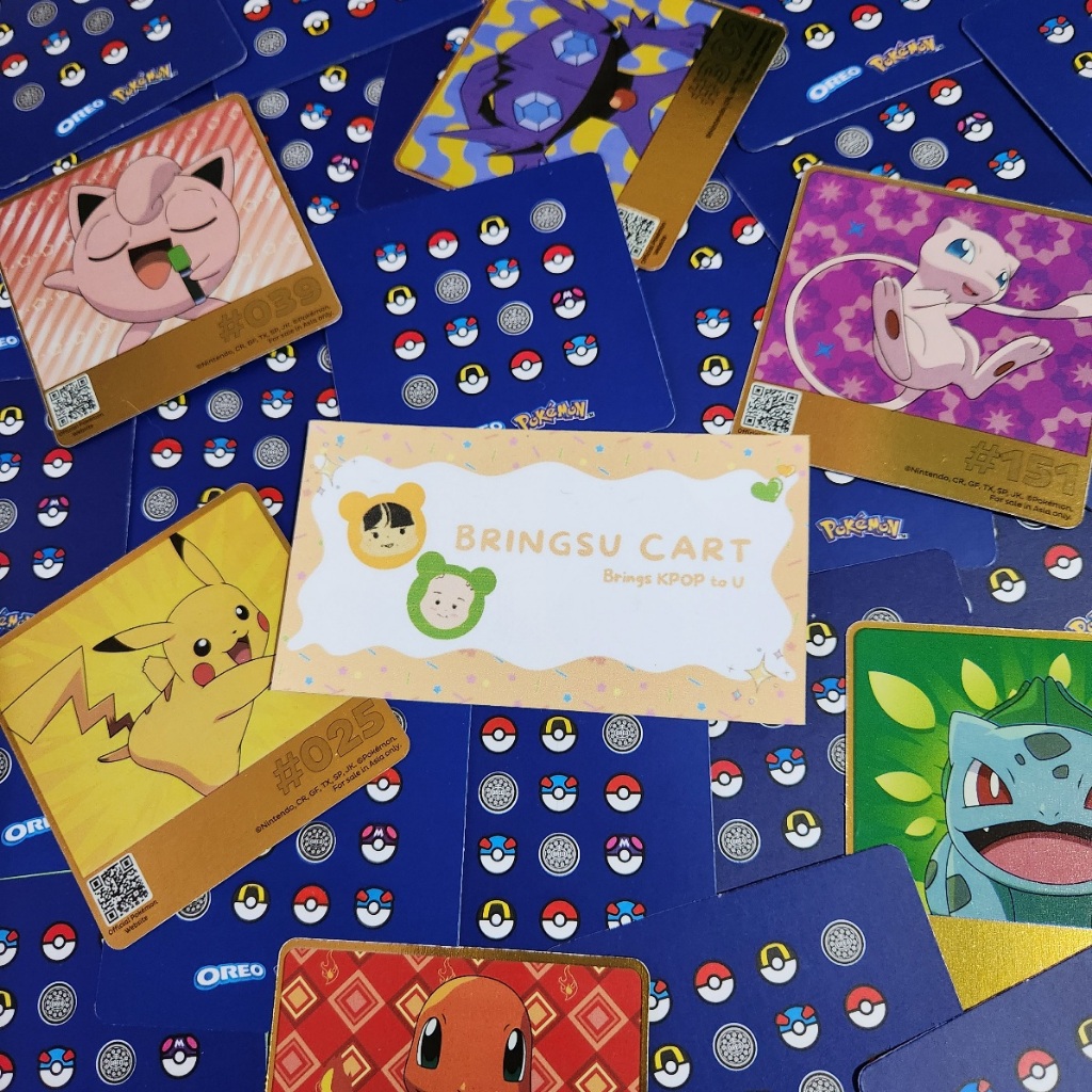 Pokemon x Oreo Official Cards | Shopee Philippines