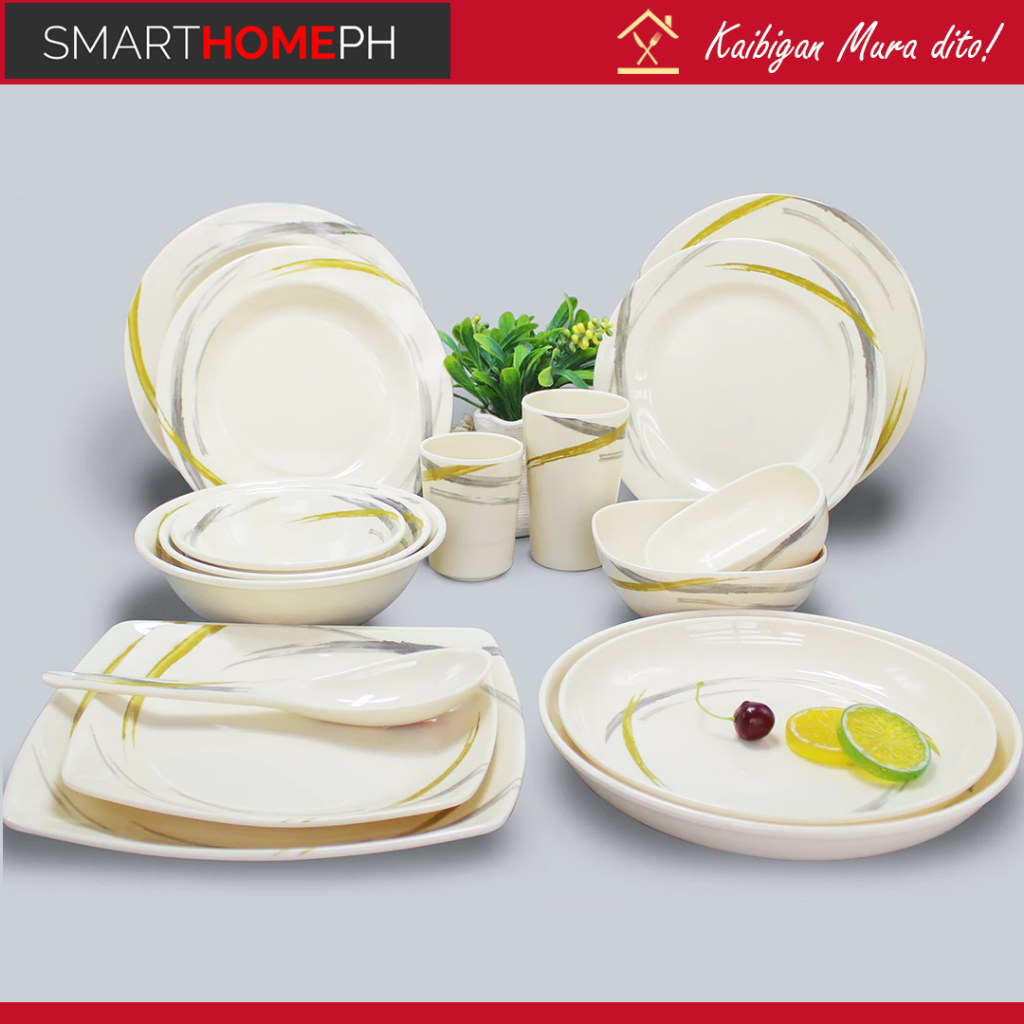 Abstract Vector-T Melamine ware Mela ware Plates Bowls Saucer Spoon ...