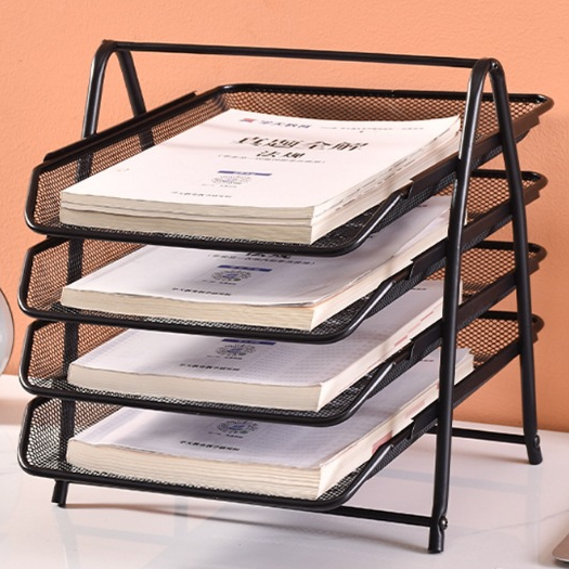 X-way 4 Layer Desk File Organizer Document Paper Tray Product size ...