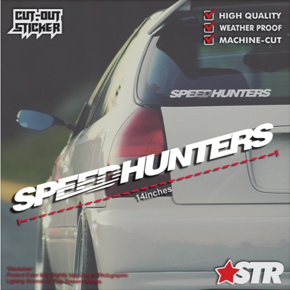 SPEEDHUNTERS JDM Car Sticker Decal Cut-out Waterproof | Shopee Philippines
