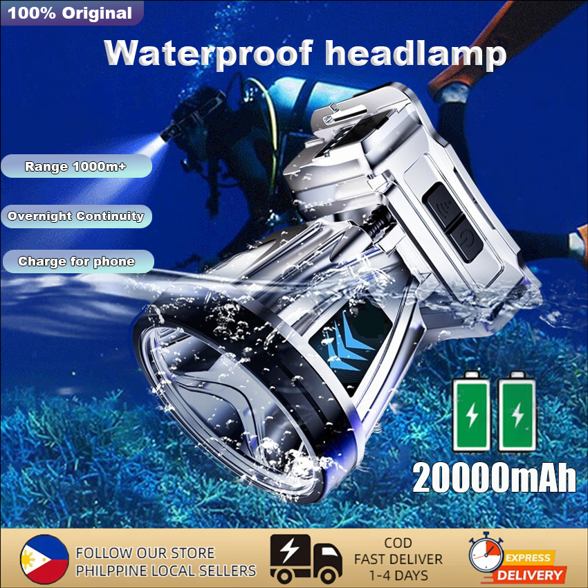 LED Rechargeable Headlamp Waterproof Lithium Battery Headlamp ...