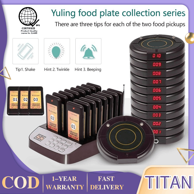 Restaurant Buzzer Pager Holiday Hotel Outdoor Stable Wireless Calling ...