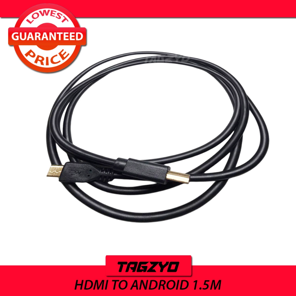 HDMI to Android 1.5meters, HDMI to flat 1 meter Good Quality cable for ...