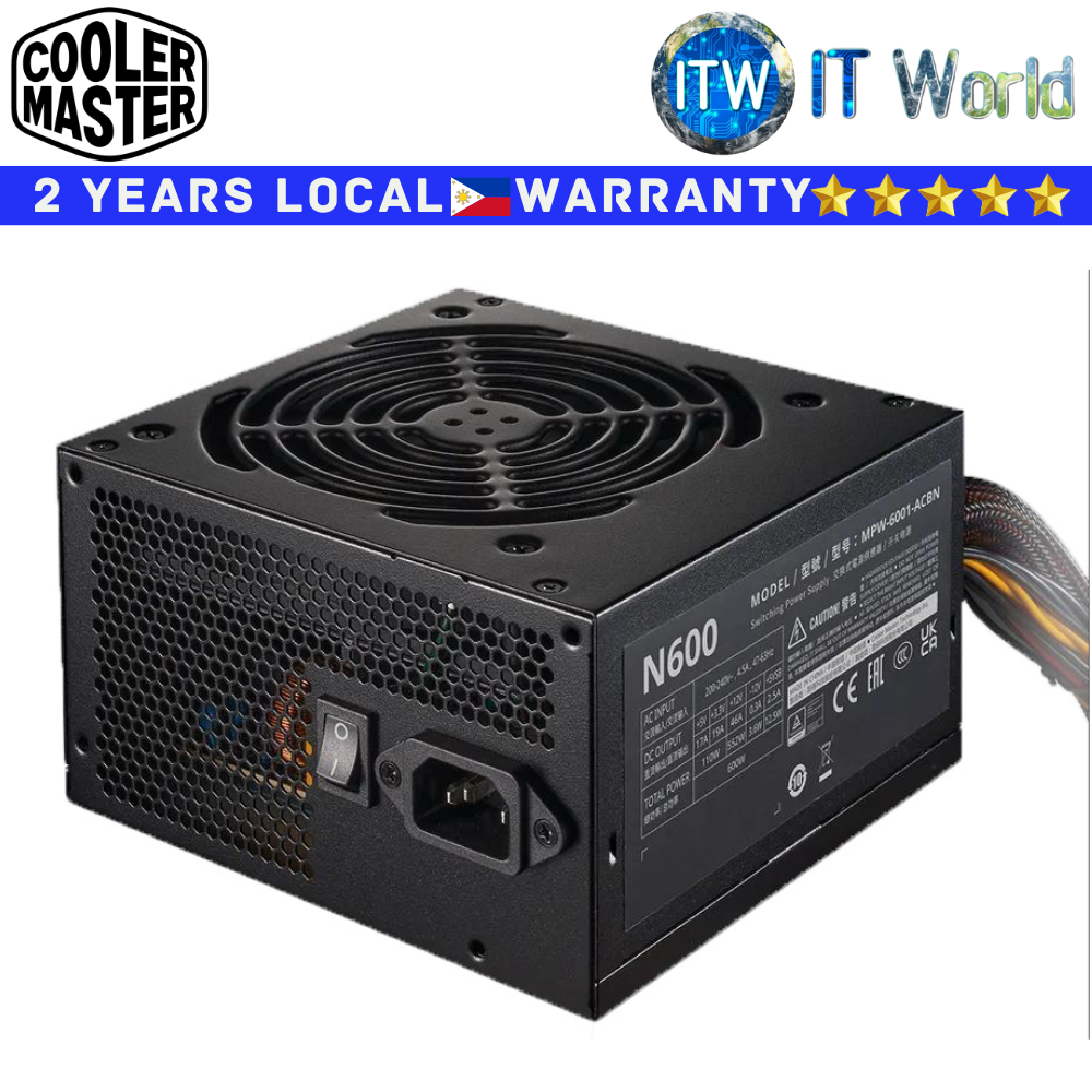 Cooler Master PSU 600 Watts Power Supply Units ELITE NEX N600 230V 80 ...