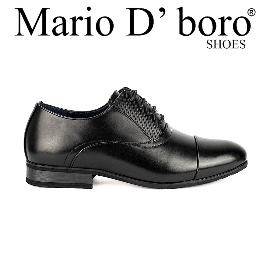 Mario D' Boro Men's Formal With Lace Shoes MW 23778 Black C30 | Shopee ...