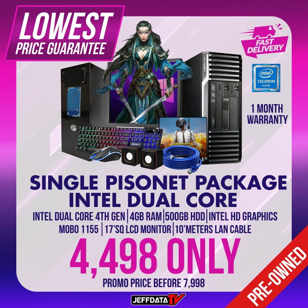 JEFFDATAPC - SINGLE PISONET PACKAGE | Shopee Philippines