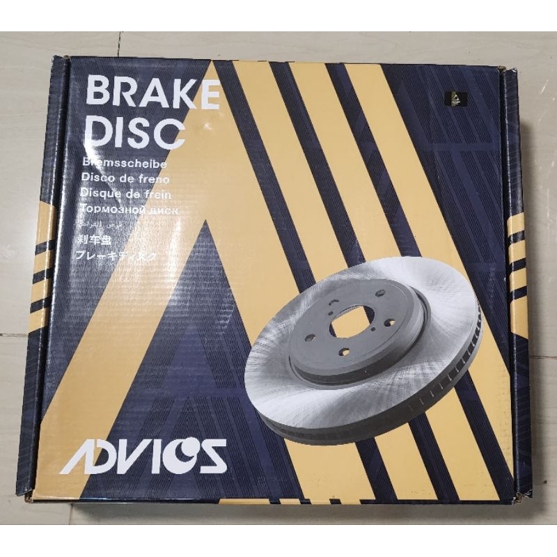 Aisin BRAKE DISC PLATE FRONT for TOYOTA VIOS BATMAN/SUPERMAN 2008-Up ...
