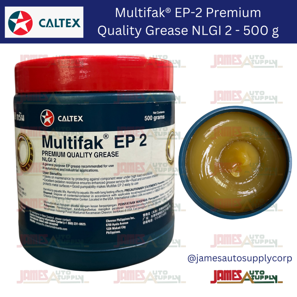 Caltex Multifak EP-2 Premium Quality Multipurpose Grease 500 grams ...