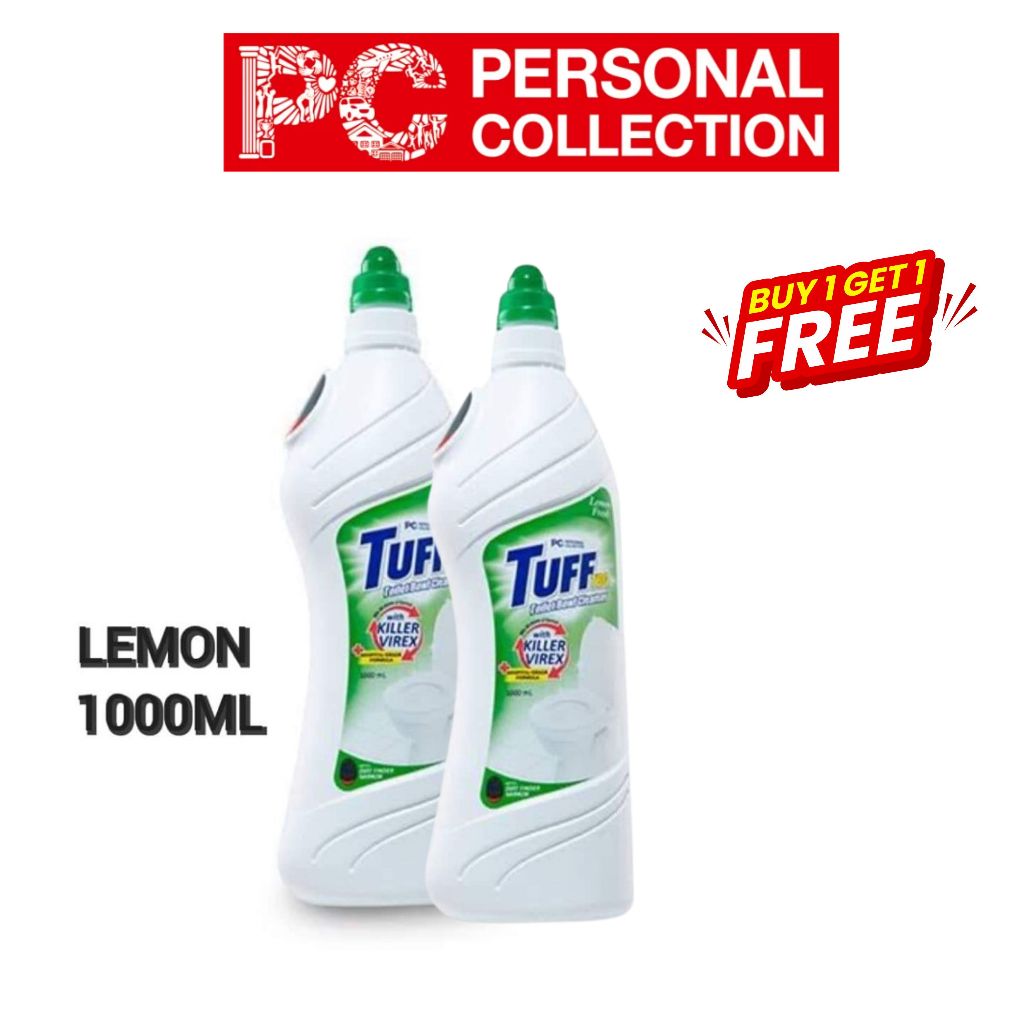 PERSONAL COLLECTION Tuff Toilet Bowl Cleaner Lemon 1000 mL | Shopee ...