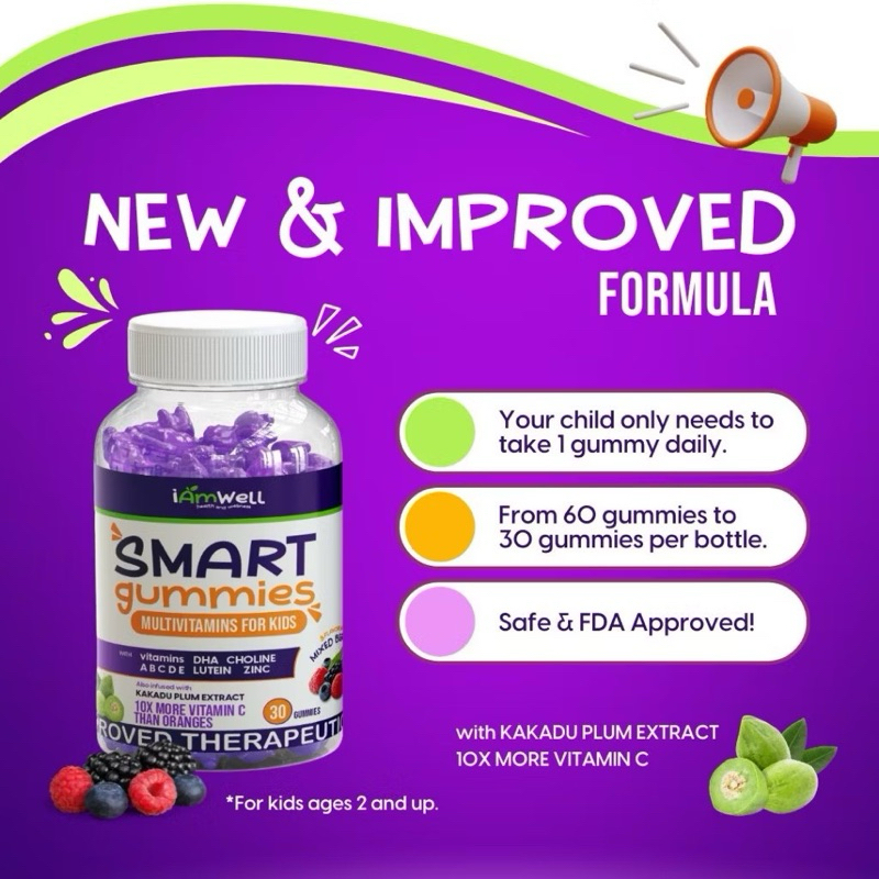 SMART Gummies Multivitamins for KIDS | Shopee Philippines