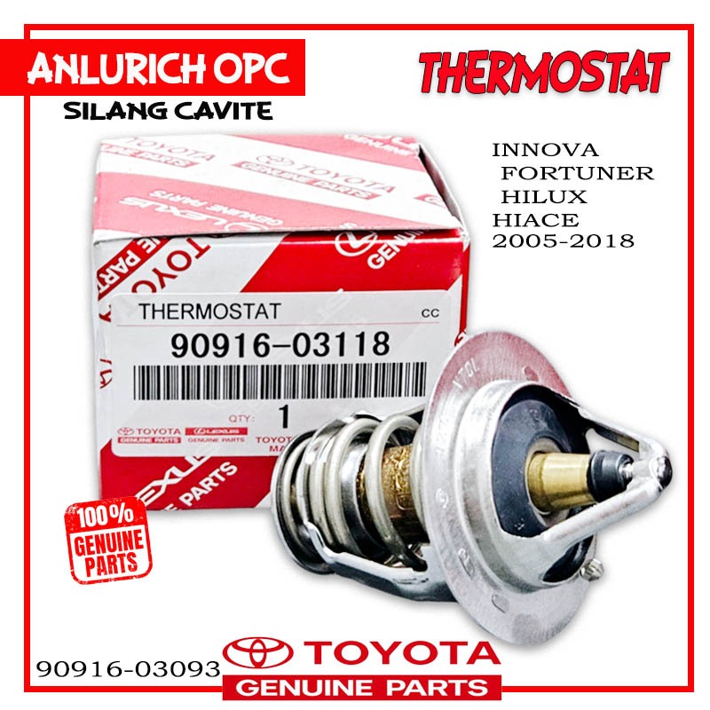THERMOSTAT TOYOTA INNOVA / HILUX / FORTUNER / HIACE 2005-2020 DIESEL ...