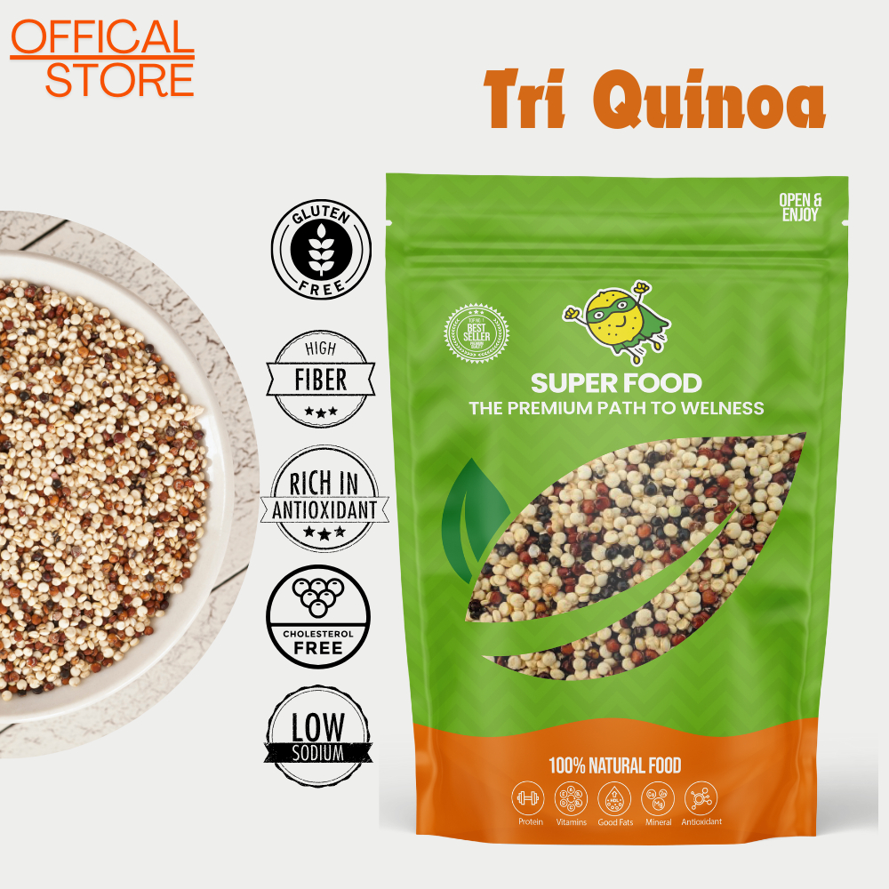 Tri-Color Quinoa Rice - Nutritious, Vibrant Superfood Grain | Shopee ...