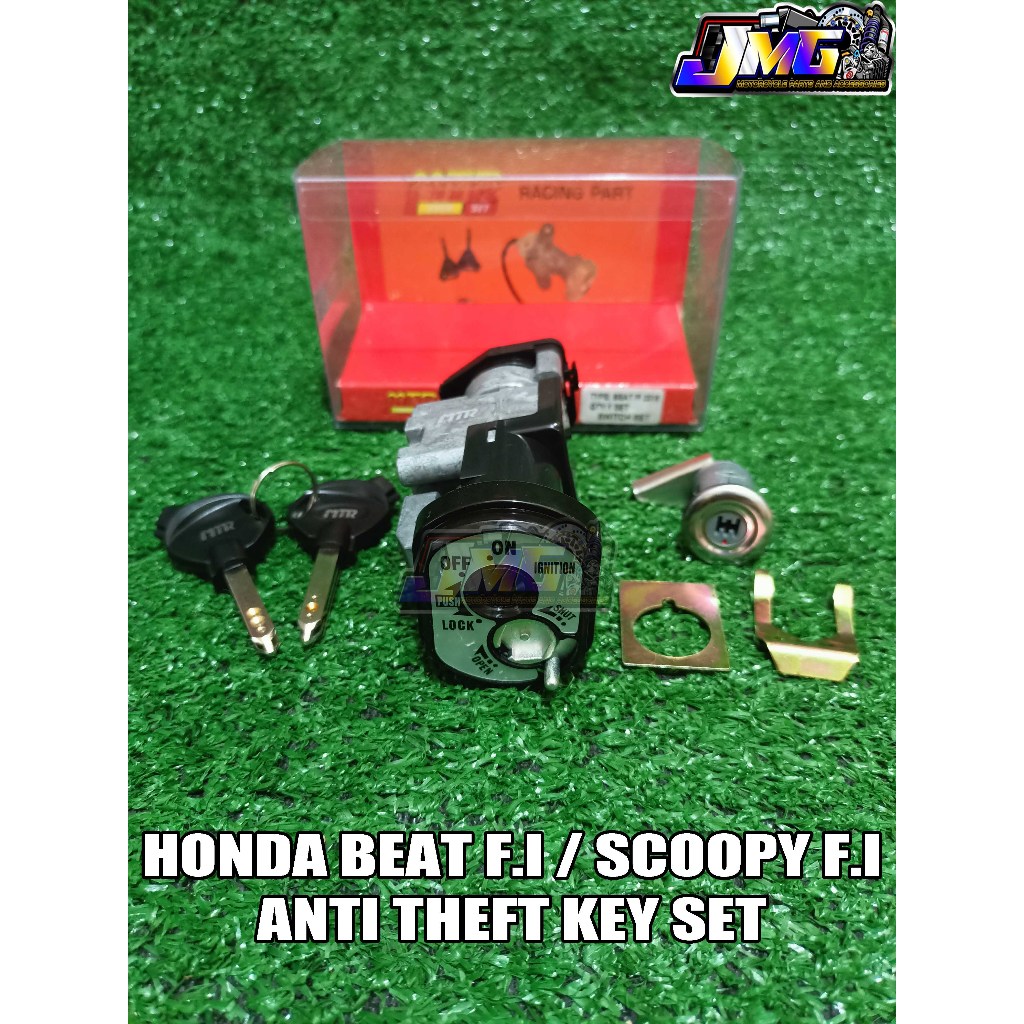 HONDA BEAT F.I VERSION 1 / VERSION 2 ANTI THEFT KEY SET | Shopee ...