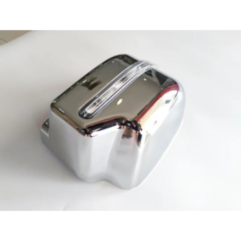 chrome and matt black side mirror for da64w with signal led light ...