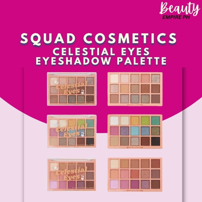 Squad Cosmetics Celestial Eyes Eyeshadow Palette | Shopee Philippines