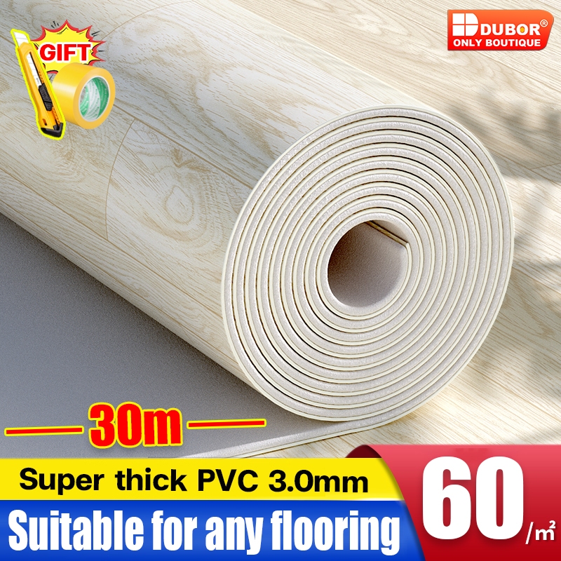 DUBOR 10/20/40/60m²Rubberized Linoleum Floor Mat Lenolium / Linolium ...