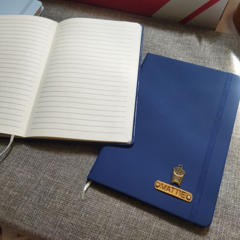 Personalized Leather Cover Notebook Journal Diary Hardbound with Garter ...