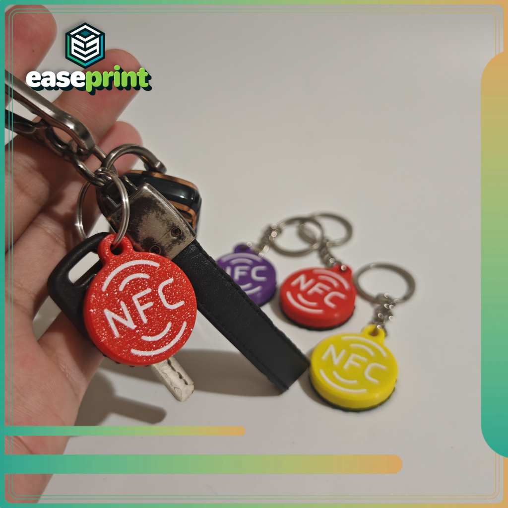 CR2032 Battery Case Keychain with NFC (easytag profile) | Shopee ...