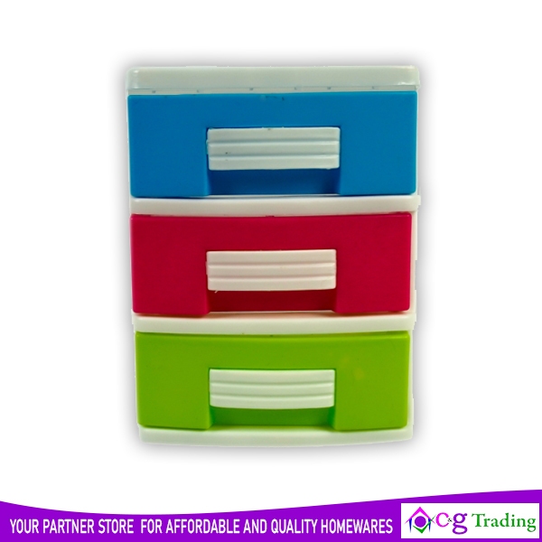 3-layer multi-color mini-storage drawer organizer | Shopee Philippines