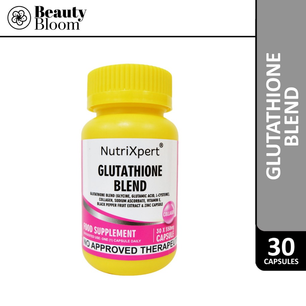 NutriXpert Glutathione Blend Capsule 550mg | Shopee Philippines
