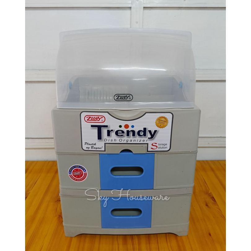 ZOOEY BRAND TRENDY DISH CABINET / DISH ORGANIZER / KITCHEN ORGANIZER ...