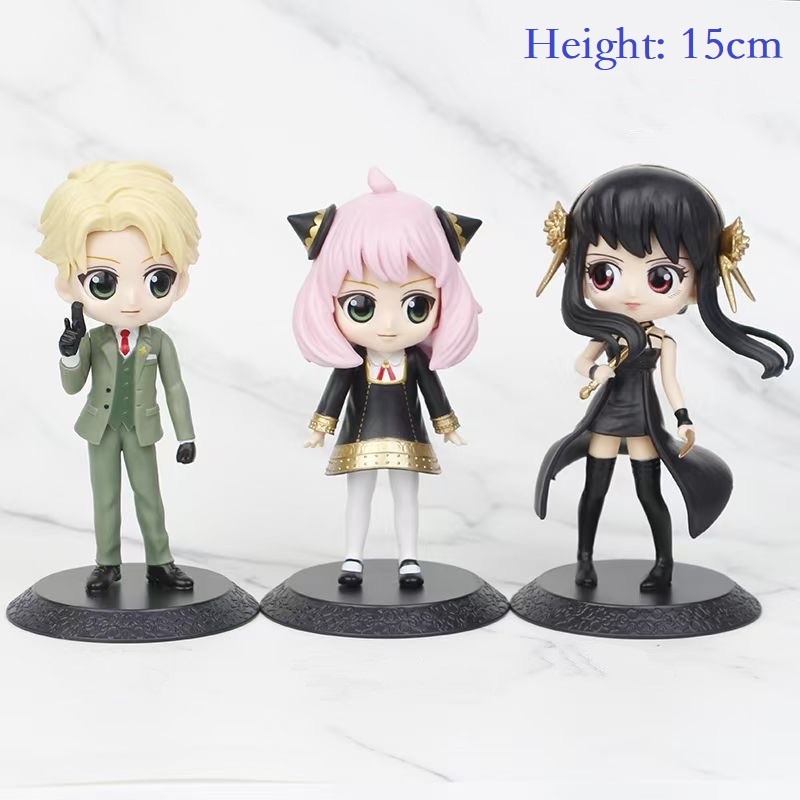 Spy X Family Anya Forger Loid Forger Yor Forge Qposket Collectible ...