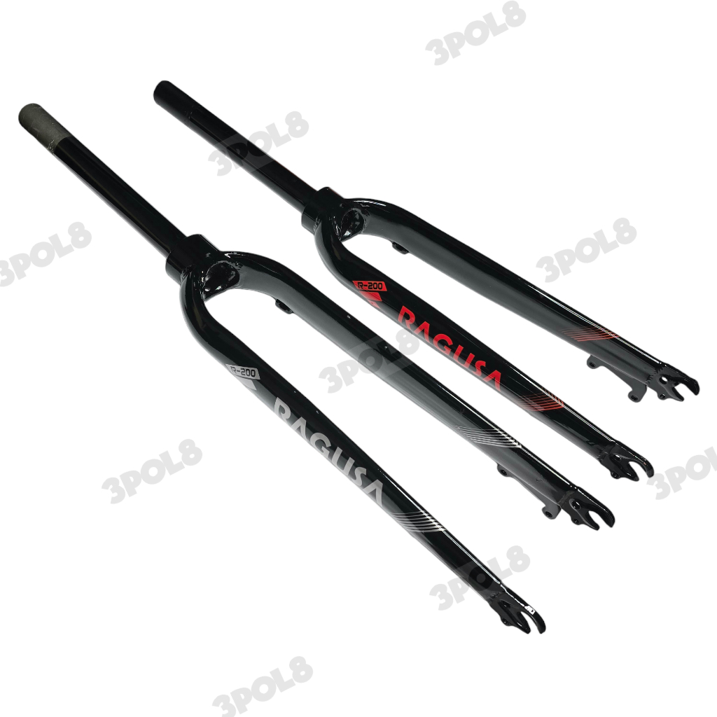 Steel Rigid Fork MTB Bike Ragusa R200 Quick Release Non Tapered 26 27.5 ...
