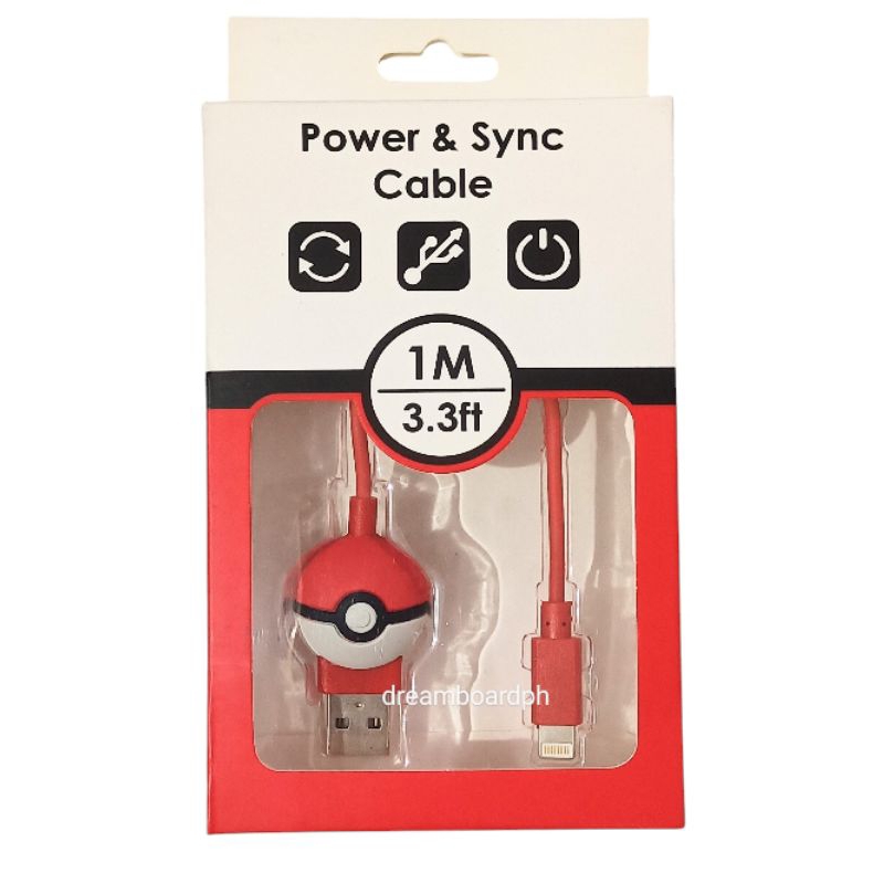 POKEMON POWER & SYNC CABLE TYPE C | Shopee Philippines