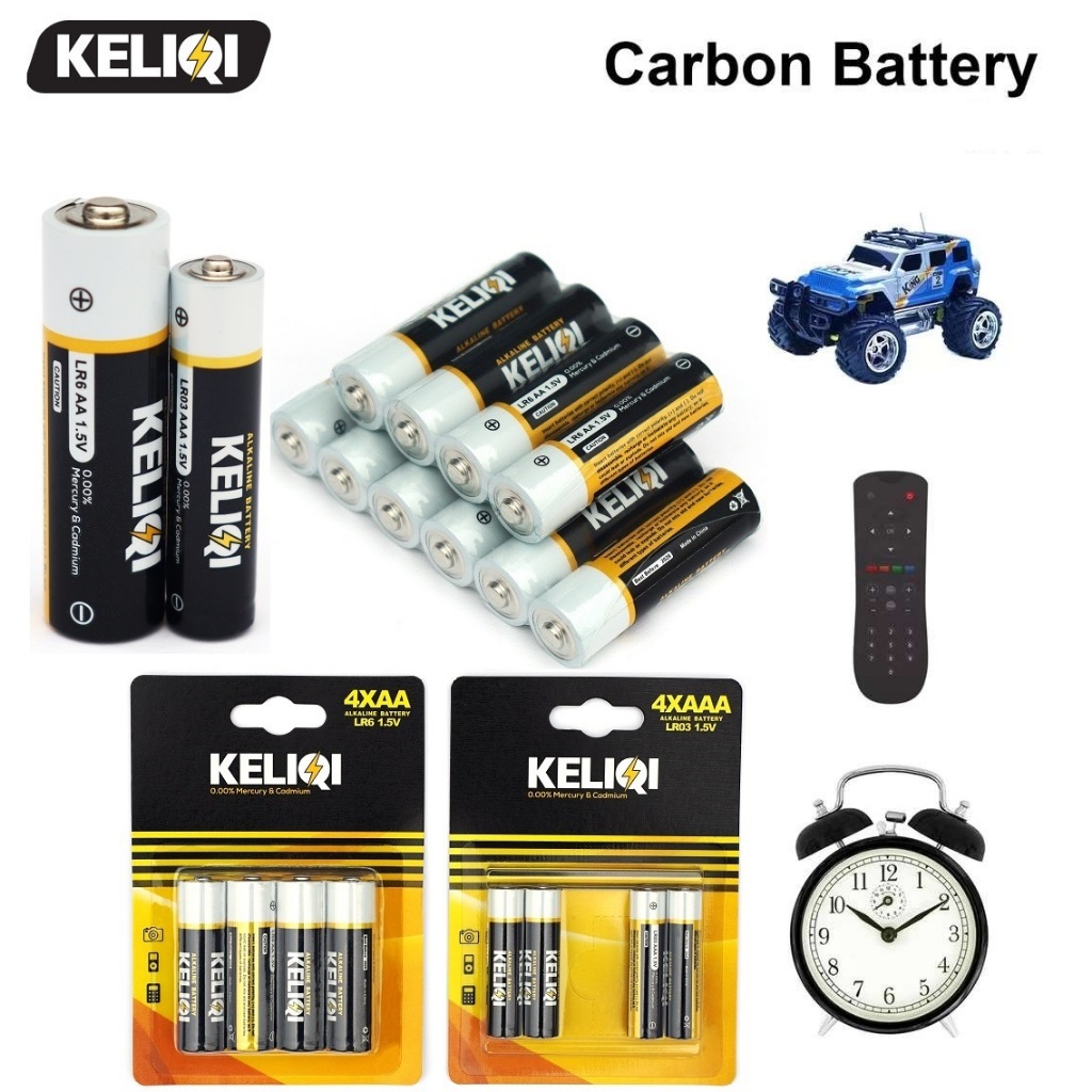 GDLITE AA / AAA Battery KELIQI Alkaline Batteries 2AA / 3AAA Batteries ...