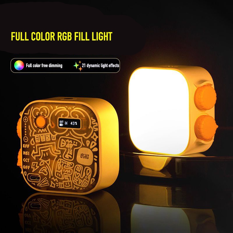 TOFU light RGB Pocket Fill Light Mobile Live Convenient Desktop ...