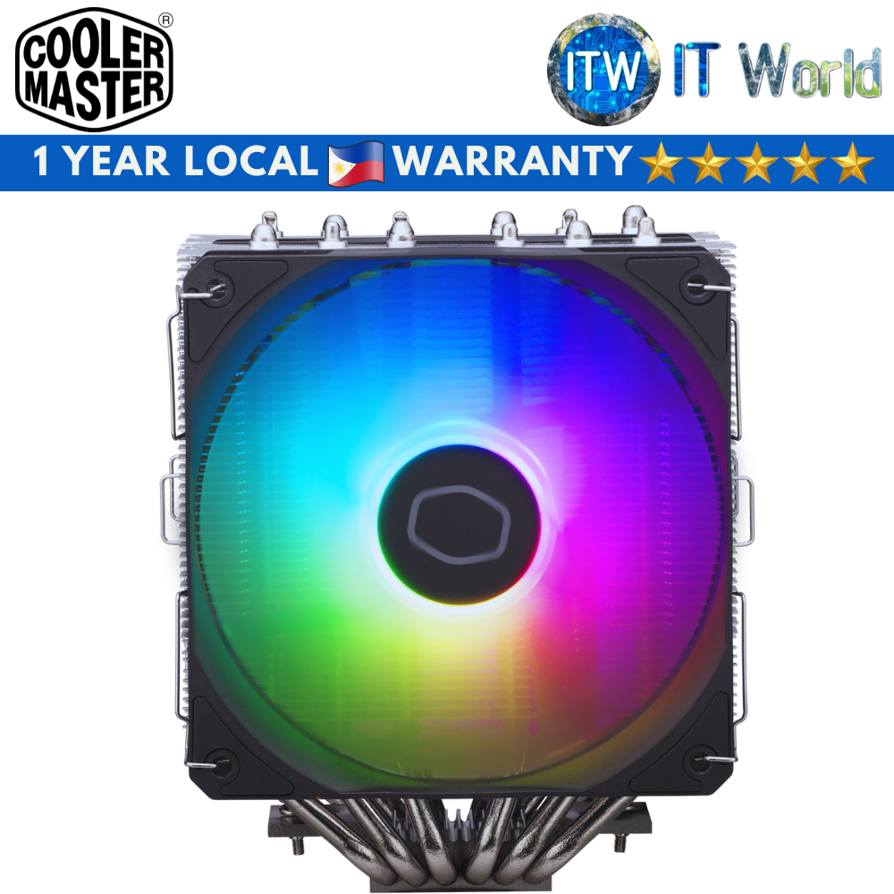 Cooler Master CPU Air Fan Cooler Hyper 620s ARGB Dual Tower Rifle ...