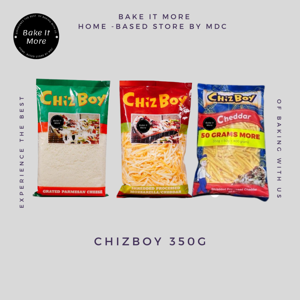 Chizboy Parmesan, Mozzarella, Cheddar 350g | Shopee Philippines