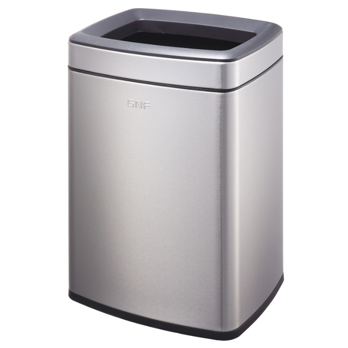 12L Stainless Trash Bin Luxury Hotel Trash Can Home Trash Bin | Shopee ...