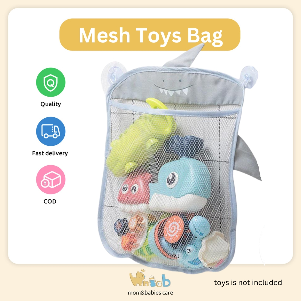 Hntob Bathroom Mesh Toys Bag Organizer Animal Shape Storage Kids Cloth ...