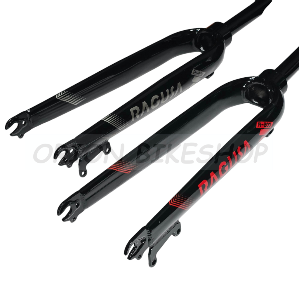 Steel Rigid Fork Ragusa R200 MTB Bike Quick Release Non Tapered 26 27.5 ...