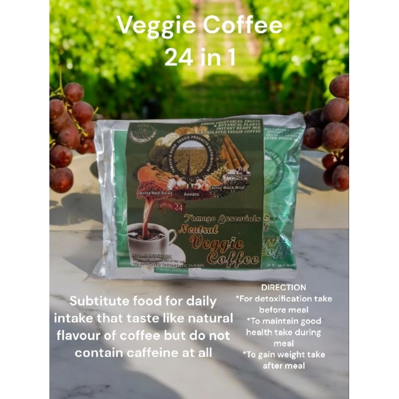 Neutral Veggie Coffee 24 in 1 10 sachet pack Tamayo Essentials | Shopee ...