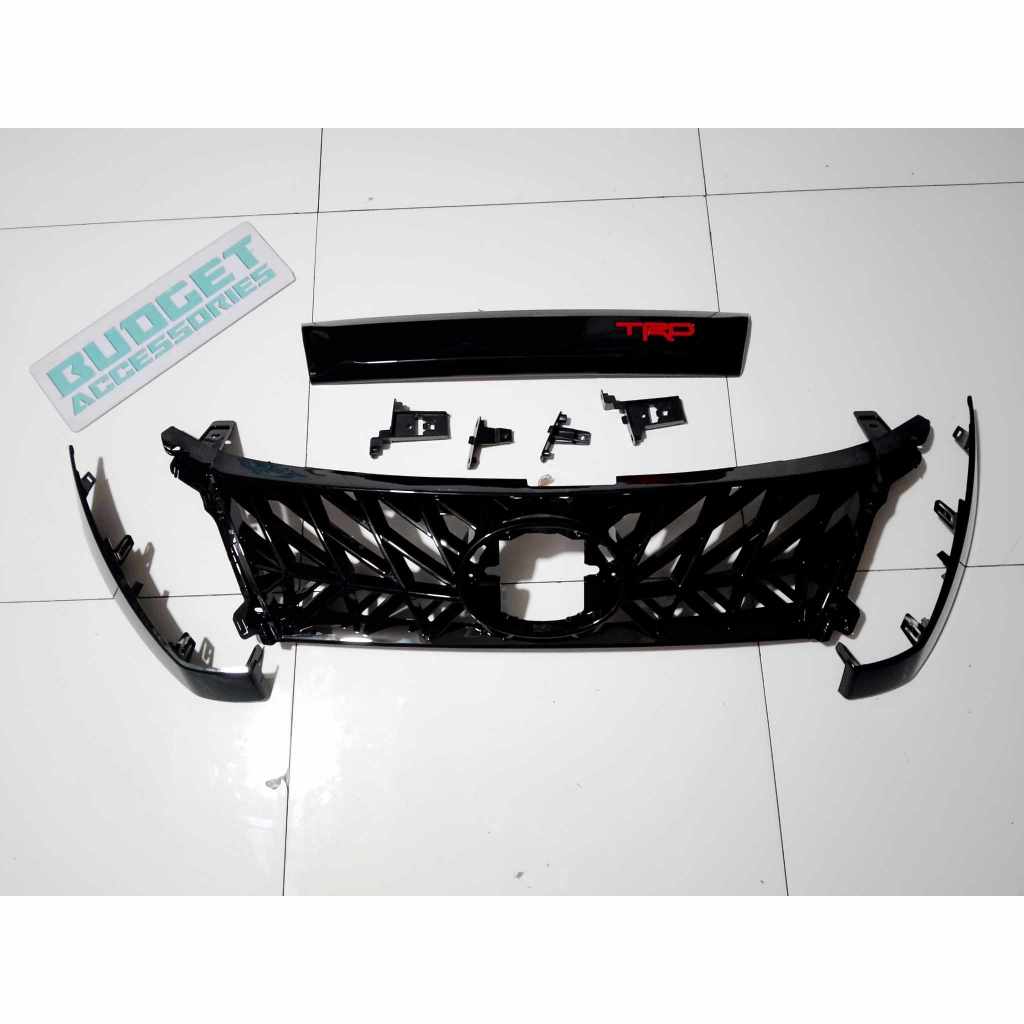 Lexus Type Front Grill with Lower TRD Grill Cover for Toyota Fortuner ...