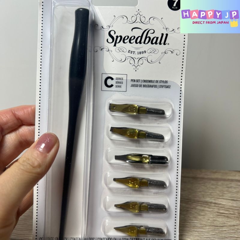 Speedball C Series Lettering Pen Set 1 Pen Holder 6 Nibs 1 (1 Pack ...
